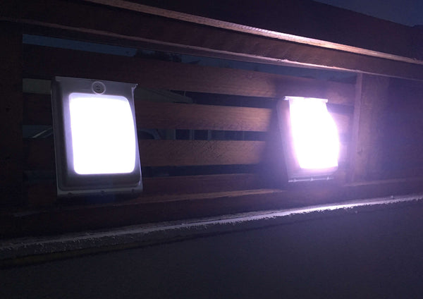 Outdoor Solar Powered Motion or Sound Activated LED Security Light – Hitek Solar NZ